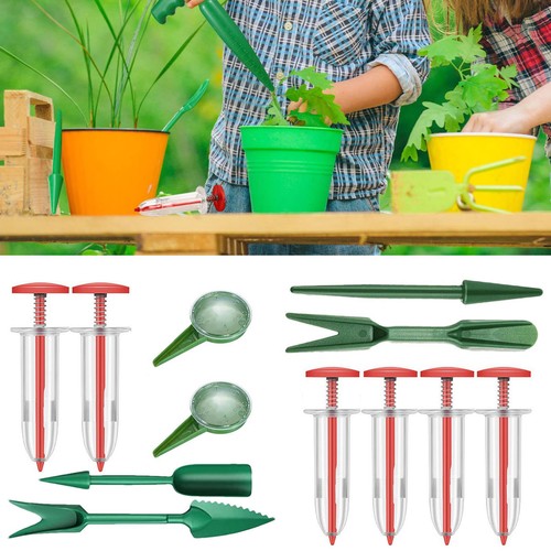6 Pieces Mini Sowing Seed Dispenser Sower Small Seed Spreader with ...