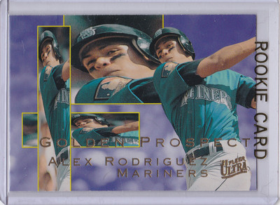 ALEX RODRIGUEZ Golden Prospects AROD ROOKIE CARD Fleer Ultra Baseball ...