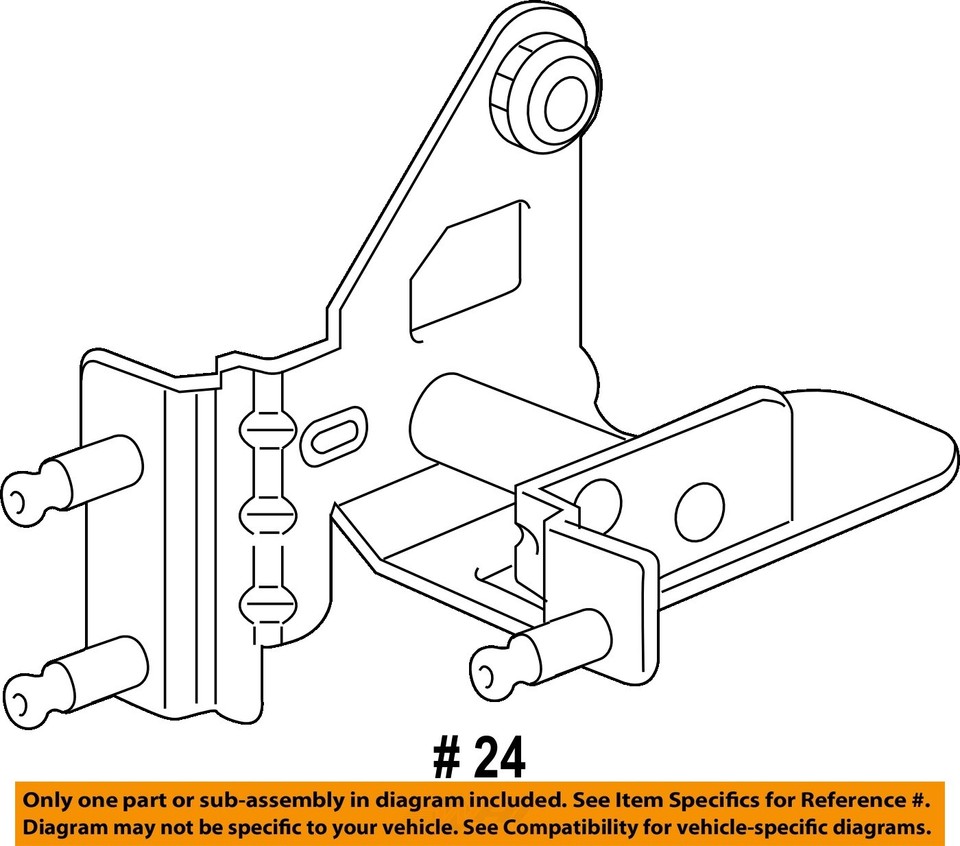 GM OEM 11-20 Sierra 2500 HD Electrical Components-Radar Sensor Bracket ...