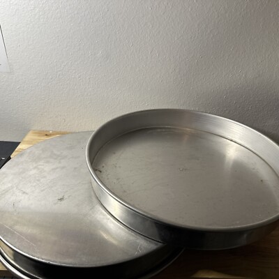 WILTON 16" SIXTEEN INCH ROUND CAKE PANs USED | eBay