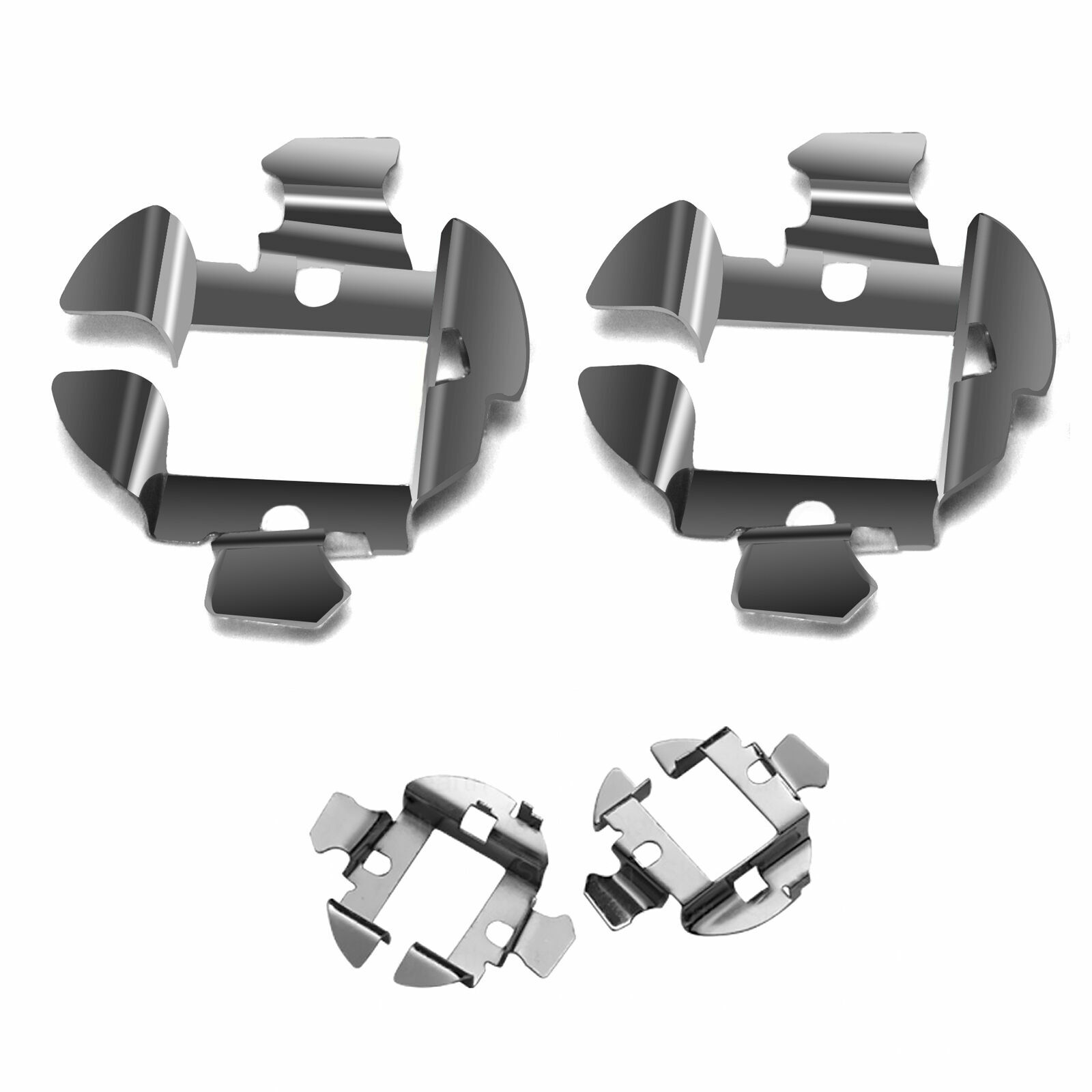 2 x H7 Stainless Steel HID Bulb Holder Adaptor Metal Clips Fits BMW X5 ...