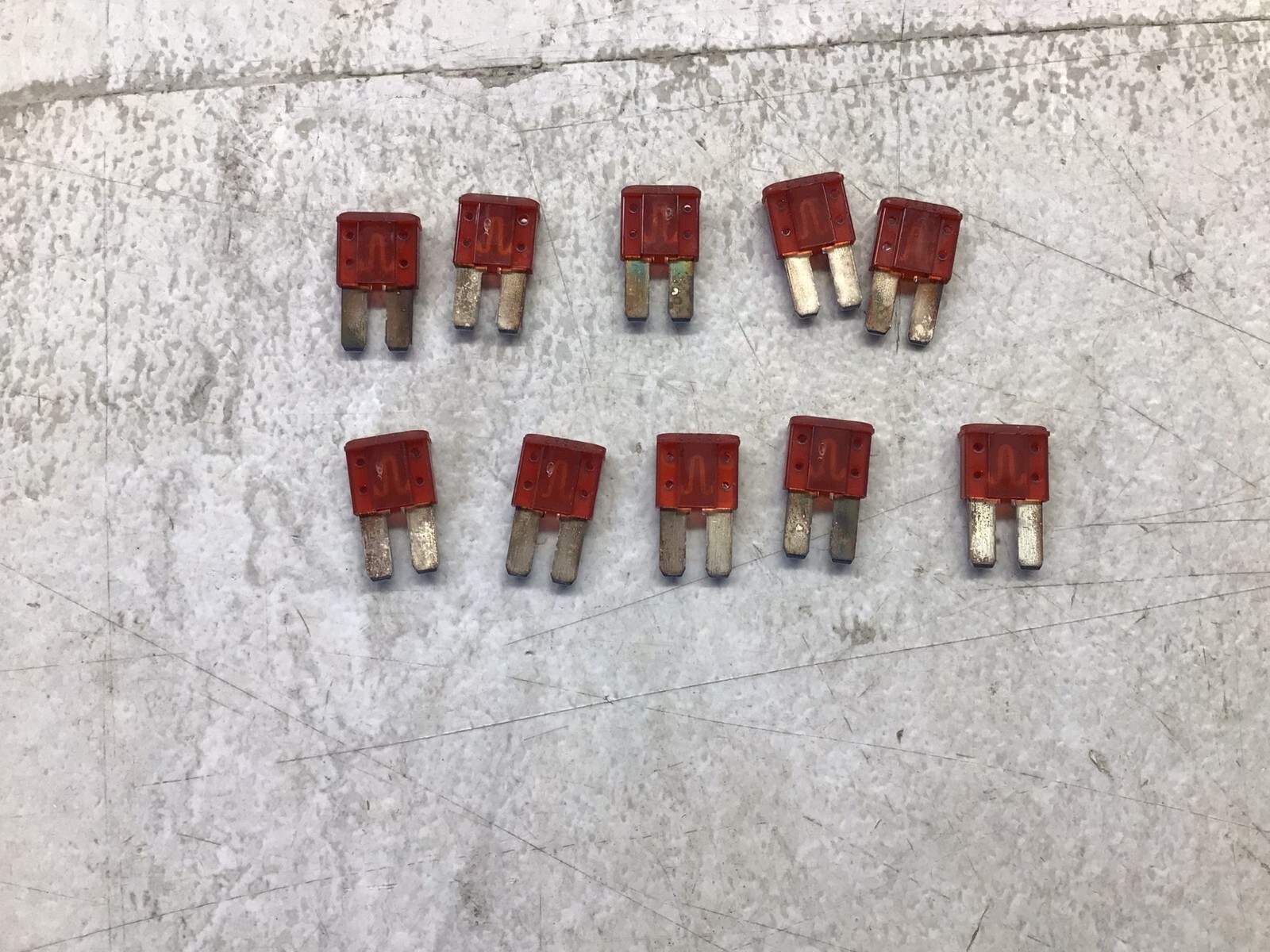 10 Pack Ford Lincoln OEM 25 Amp Mini Fuse Red DG9Z-14526-G | eBay