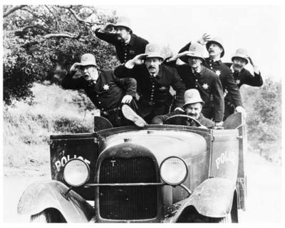 ABBOTT & COSTELLO MEET THE KEYSTONE COPS 8x10 still of cops in car ...
