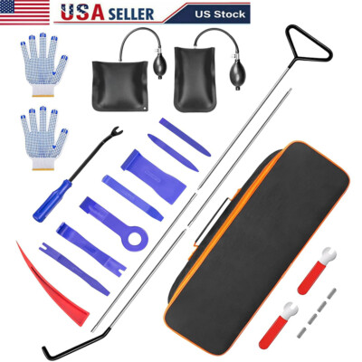 Emergency Car Unlock Tool Kit, Vehicle Repair Lock Out Set, Long Reach ...