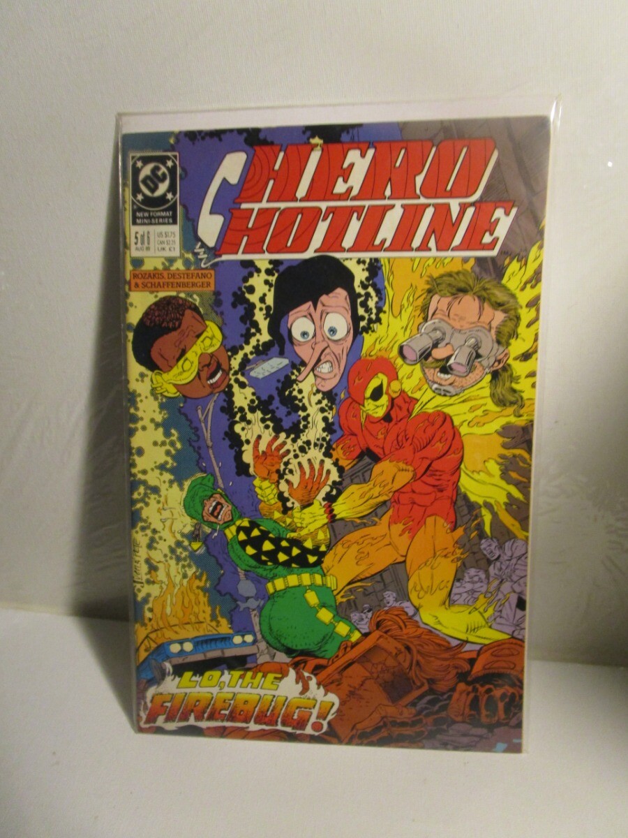 Hero Hotline #5 August 1989 DC Comics Superman Batman Bagged Boarded | eBay