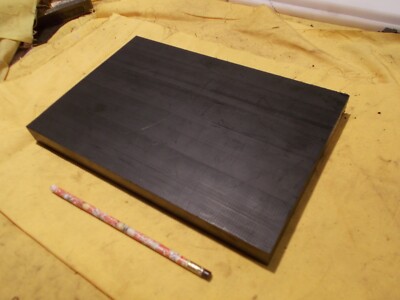 BLACK NORYL BAR machinable plastic flat sheet stock 1" x 8" x 12" LONG ...
