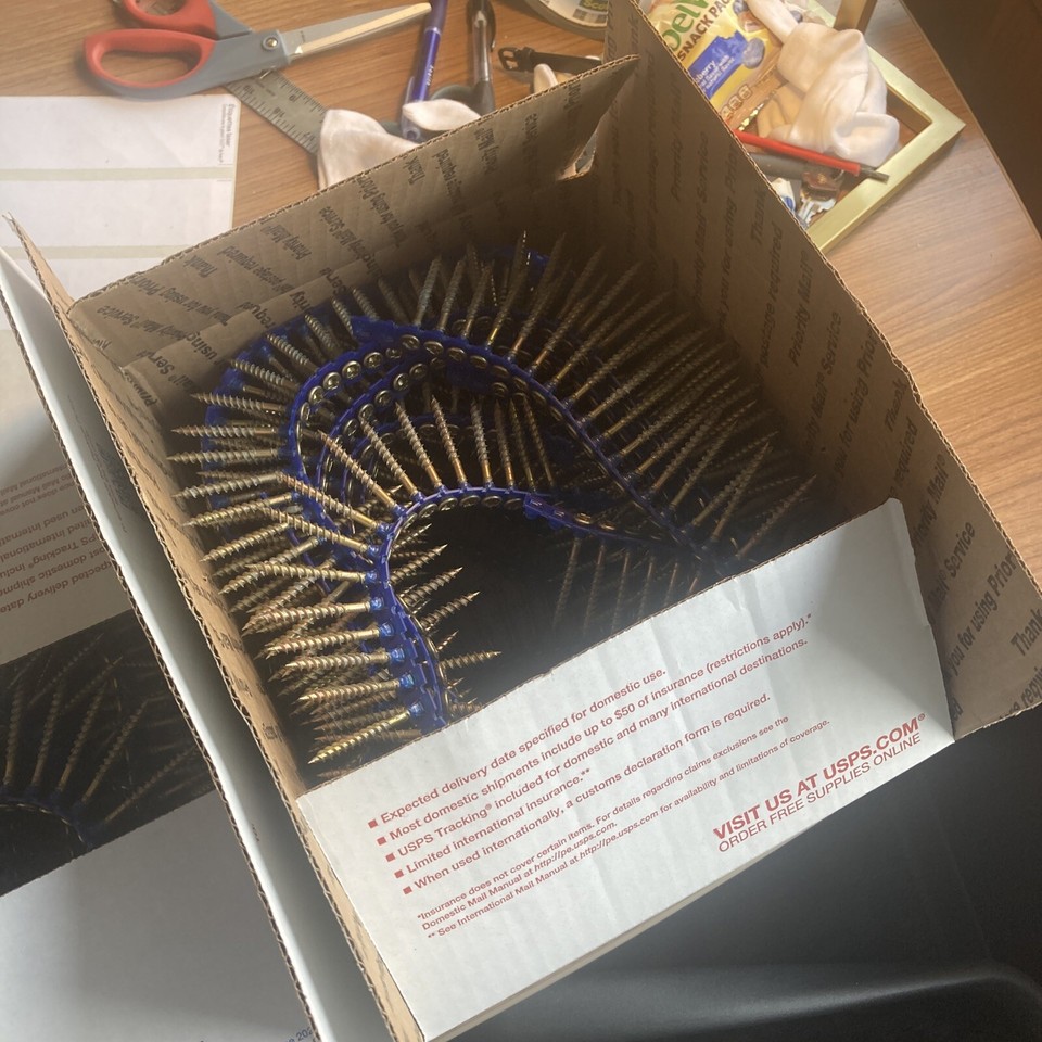 Grabber SuperDrive Collated Screws 8 x 2" 1000Pcs CB200L3YZ - auto-feed ...