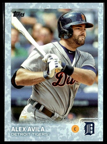 2015 Topps 140 Alex Avila Detroit Tigers Snow Camo 30/99 | eBay