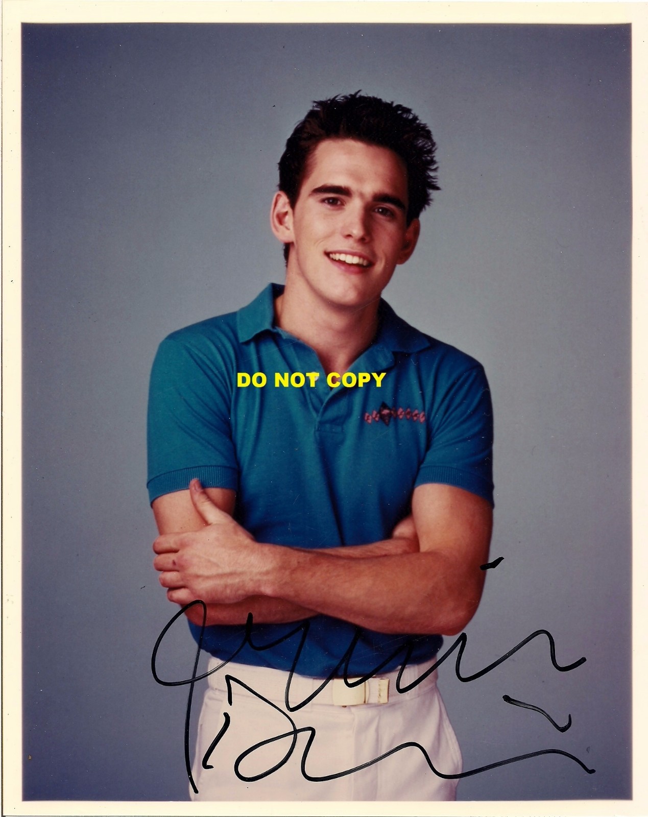 MATT DILLON 8X10 AUTHENTIC IN PERSON SIGNED AUTOGRAPH REPRINT PHOTO RP ...