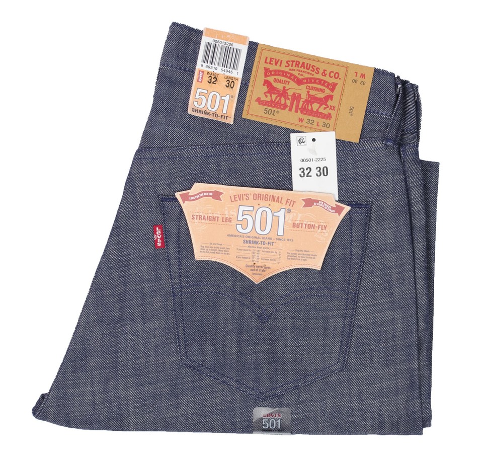 Levis 501 Button Fly Jeans Shrink To Fit Many Sizes Many Colors New ...
