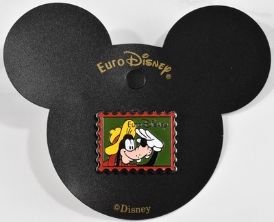 Vtg 1992 Walt Disney Euro Disney Goofy Stamp Enamel Pin | eBay