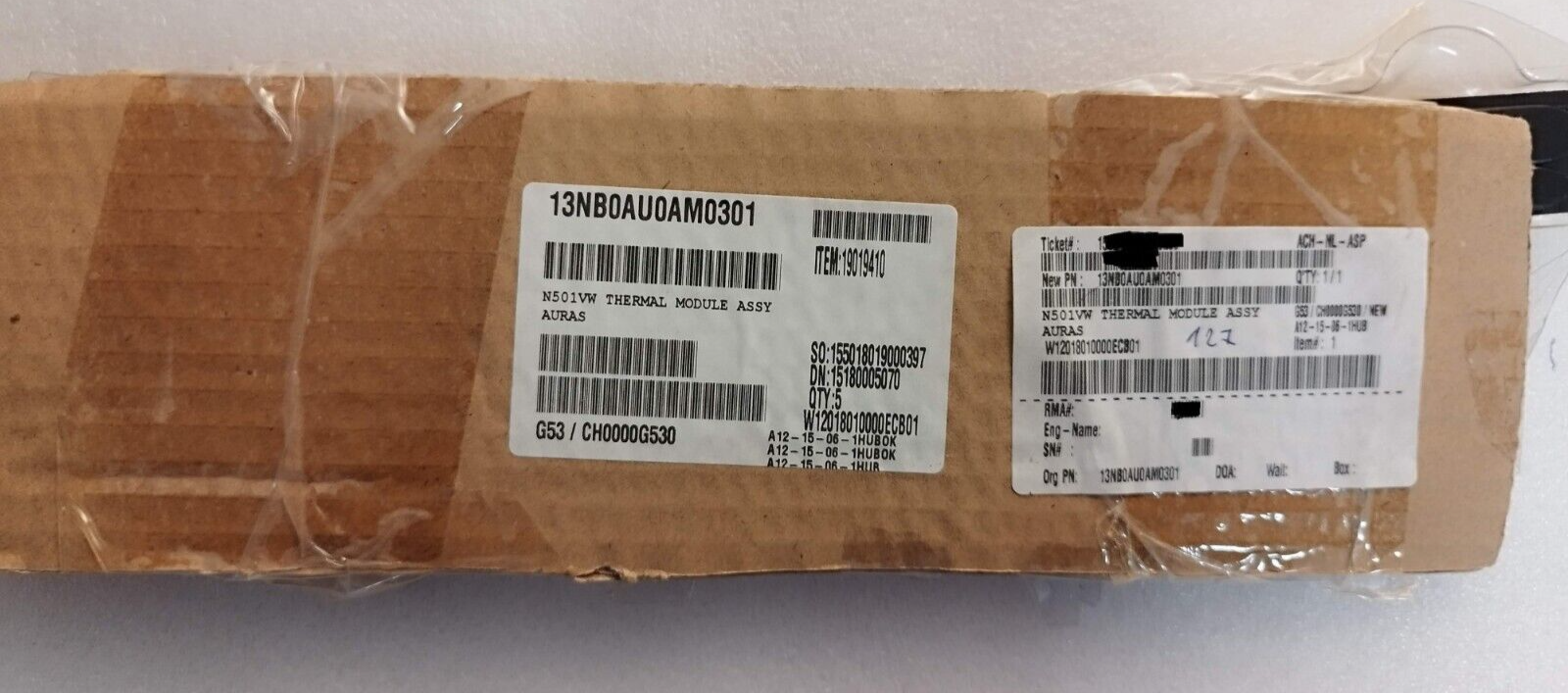 Asus Laptop Heatsink N501VW THERMAL MODULE ASSY 13NB0AU0AM0301 | eBay.de