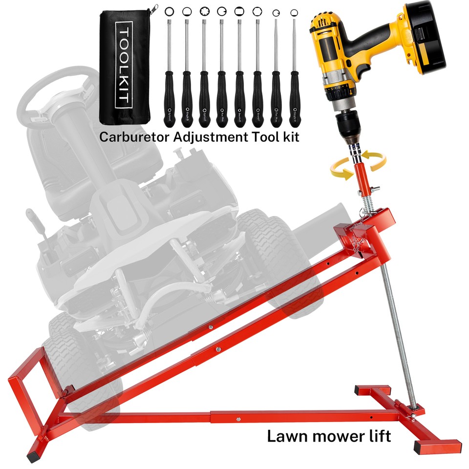 880 lbs Weight Capacity lawn mower jack lift Lawn Tractor Lift, Lawn ...