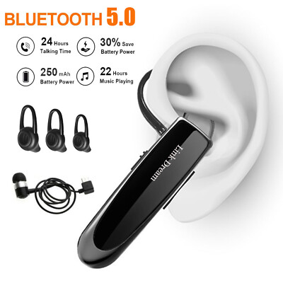 Link Dream Wireless Bluetooth Earpiece for Cellphone Laptop Trucker ...