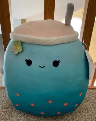 Squishmallows Boba Stuffed Animal - Blue 11in Tags Perfect Condition | eBay