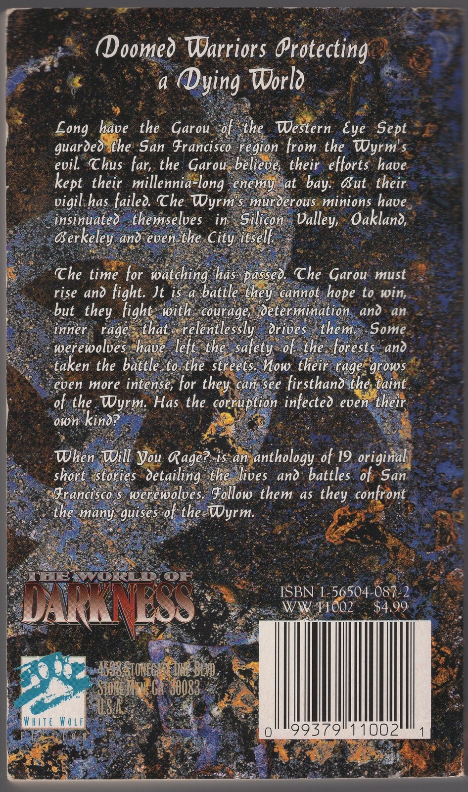 When Will You Rage? by White Wolf Publishing Staff and Stewart Wieck ...