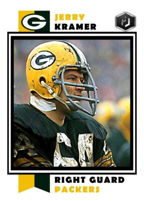 ACEO JERRY KRAMER GREEN BAY PACKERS CUSTOM HAND MADE ART CARD | eBay