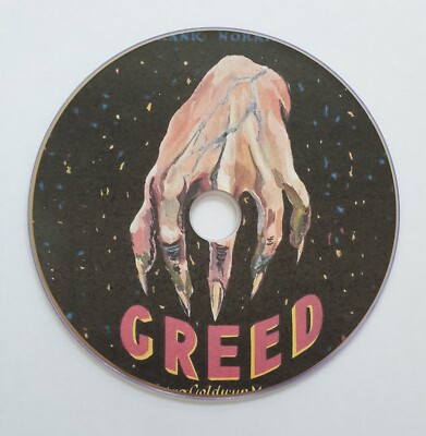 GREED 1924 DVD PUBLIC DOMAIN FILM SILENT ERICH VON STROHEIM, ZASU PITTS ...