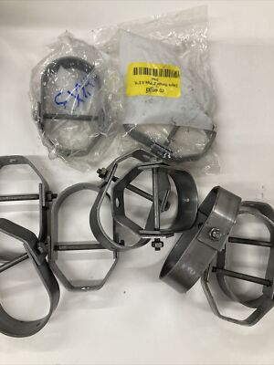 10 Steel Clevis Hangers For 2 in Pipe, For 3/8 in Threaded Rod, 730 lb ...