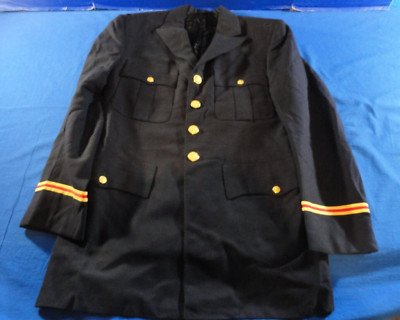 UNITED STATES ARMY SERVICE UNIFORM DRESS BLUE ASU JACKET OFFICER WOOL ...