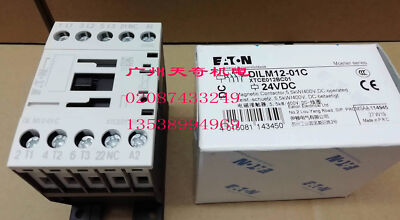 1pcs EATON DC Contactor DILM12-01C DC24V 50/60HZ XTCE012BC01 | eBay