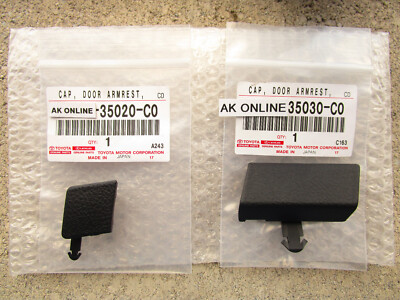 10-23 TOYOTA 4RUNNER RR LH INTERIOR DOOR PANEL UPPER & LOWER BOLT COVER ...