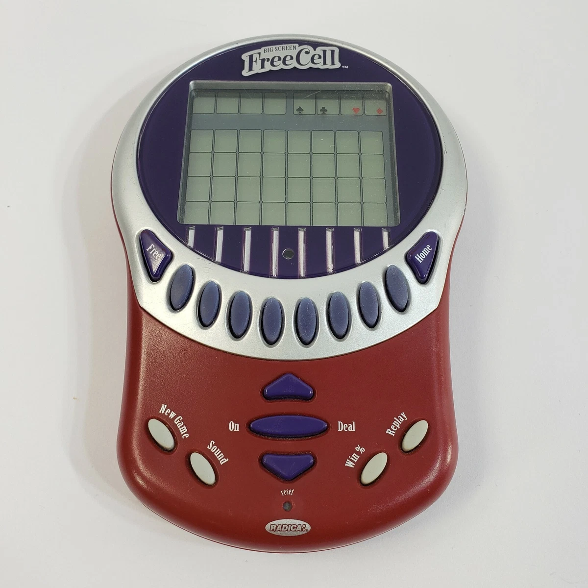 Radica Big Screen Solitaire Handheld Game