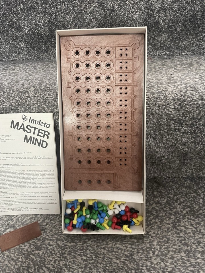 Invicta Mastermind Game Original From 1972 Master Mind | eBay