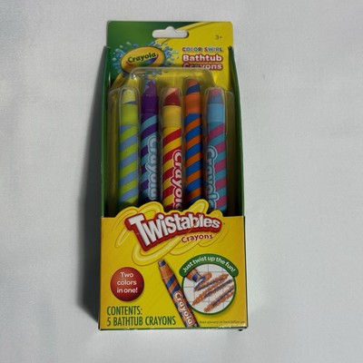 NEW Crayola Color Swirl Bathtub Crayons Twistable Crayon 5pk 2 Colors ...