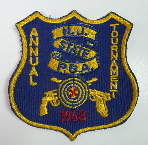 NJ State PBA Annual Tournament 1968 New Jersey NJ Police Patch | eBay