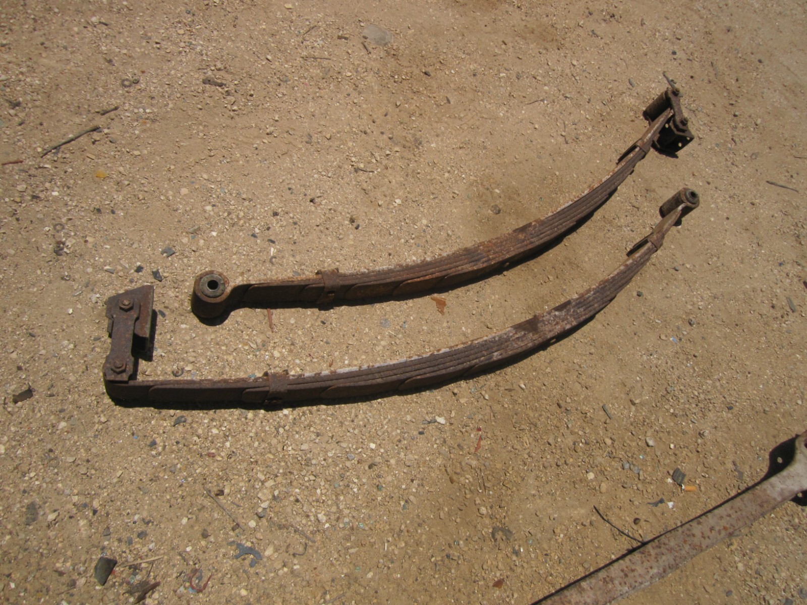 DODGE A100 A108 REAR LEAF SPRINGS W/ SHACKLE MOUNTS OEM PAIR | eBay