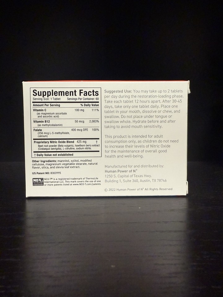 humanN Neo40 Professional Daily Heart & Circulation Formula 60 tabs Exp ...