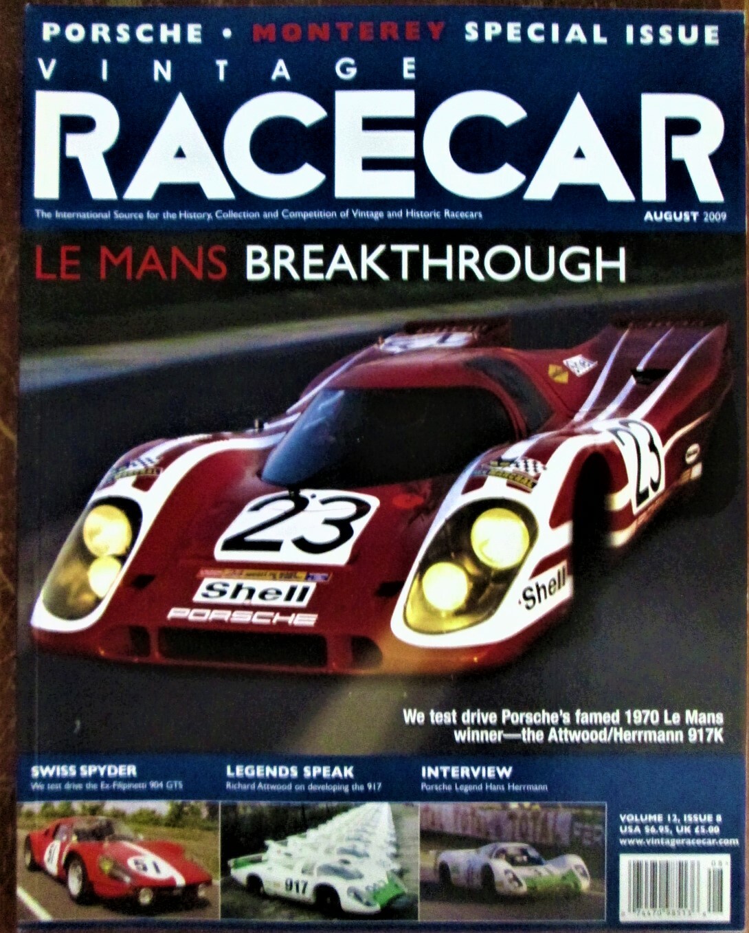 VINTAGE RACECAR MAGAZINE:AUGUST 2009 | eBay
