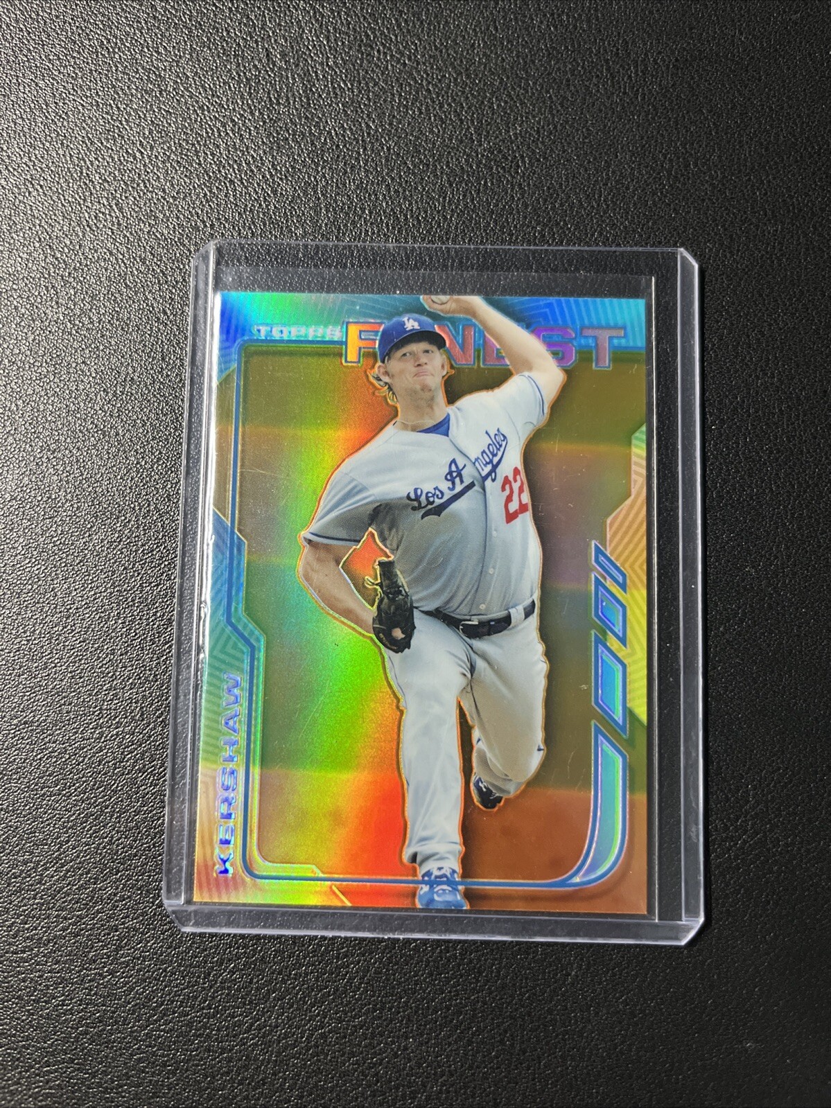 Clayton Kershaw 2014 Topps Finest #TS-CK Sterling - Gold Refractor /25 ...