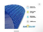 Sun2Solar 1200 Series Rectangle Swimming Pool Solar Cover Blanket ...