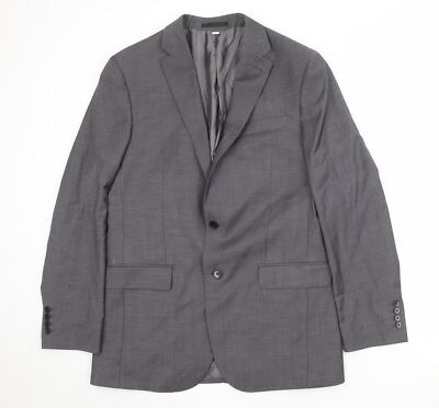 Autograph Mens Grey Wool Blend Suit Jacket Size 40 Reg | eBay UK