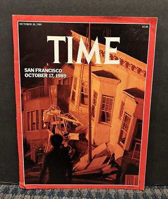 1989 October 30th Time Magazine, San Francisco October 17th 1989 (B29 ...