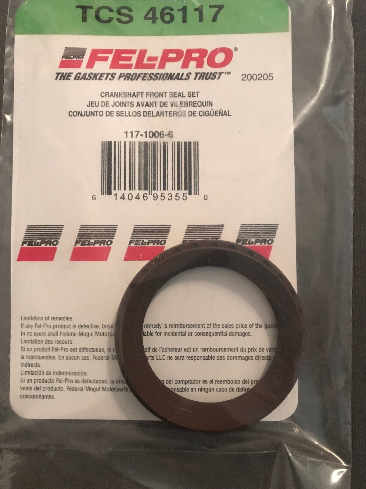 Fel-Pro TCS 46117 Engine Crankshaft Seal Kit | eBay