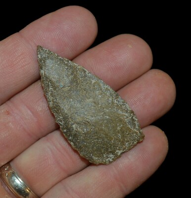 TEXAS LANCEOLATE AUTHENTIC INDIAN ARROWHEAD ARTIFACT COLLECTIBLE RELIC ...