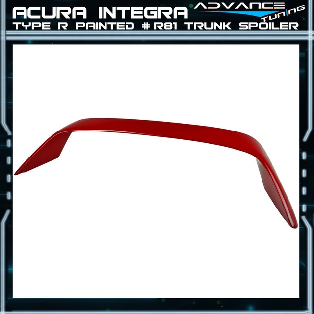 94-01 Integra Dc2 Type R Painted # R81 MILANO Red Trunk Spoiler for ...