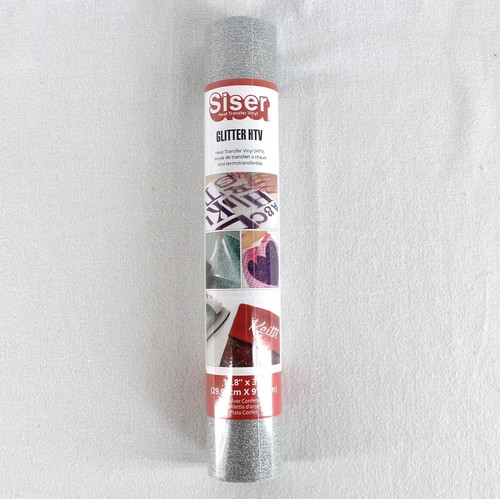 Siser Glittler Heat Transfer Vinyl Silver Confetti 11.8" x 36" Roll ...