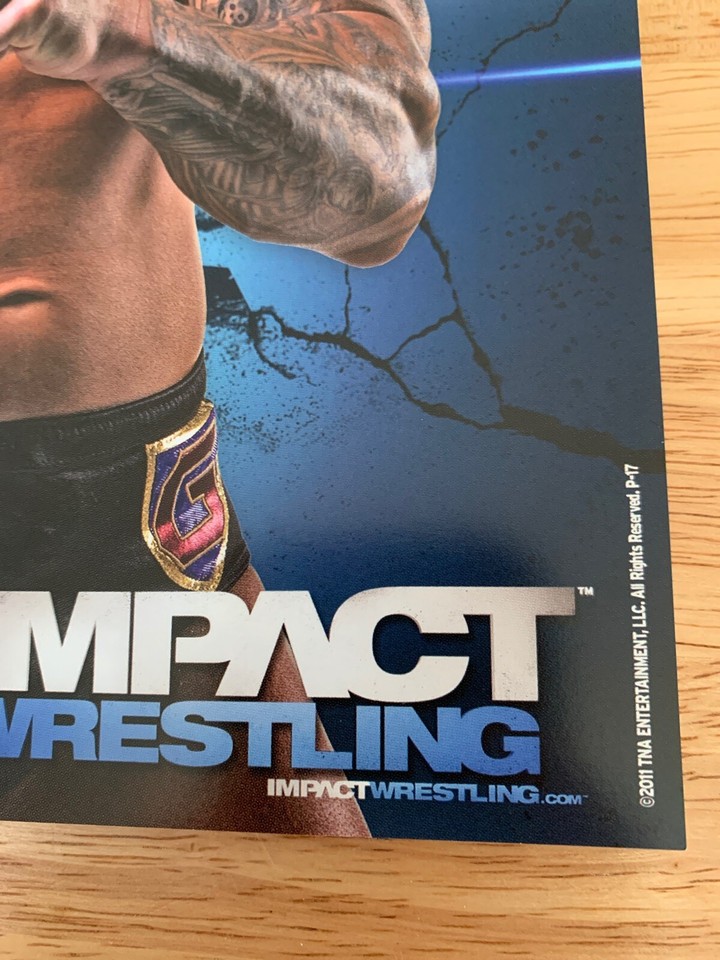 GUNNER OFFICIAL 2013 TNA IMPACT WRESTLING 8X10 PROMO PHOTO AEW WWE ...