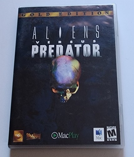 ALIENS VS PREDATOR Gold Edition computer software game 2001 Macintosh ...
