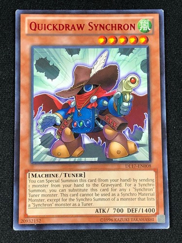 YUGIOH QUICKDRAW SYNCHRON DL17-EN008 RARE (LP) | eBay
