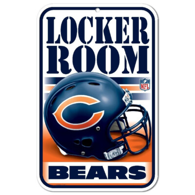 Chicago Bears 11" by 17" Locker Room Plastic Sign - NFL | eBay