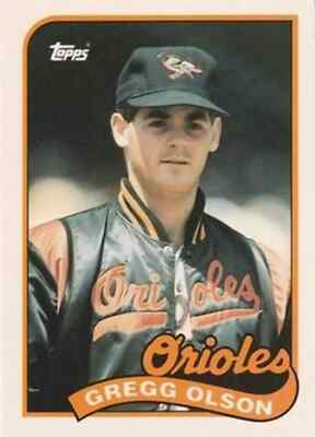 #89T Gregg Olson - Baltimore Orioles - 1989 Topps Traded Baseball | eBay
