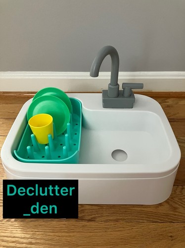 LOVEVERY The Helper Play Kit, The Sustainable Sink W/ Cups and plates ...