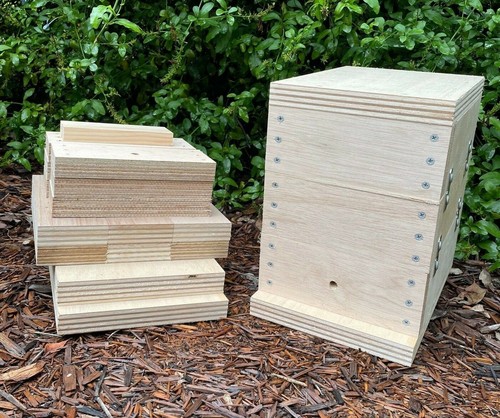 Stingless Australian Native Beehive Honey Super DIY Kit OATH Bee Hive ...