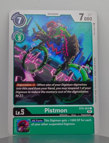 Pistmon - New Awakening - BT08-054 - Digimon | eBay