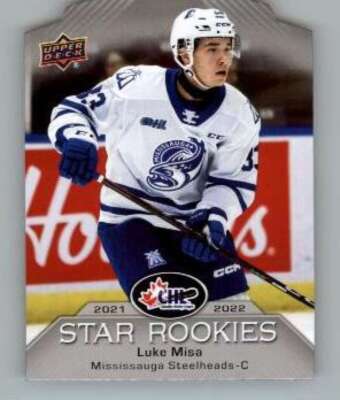 2022-23 Upper Deck CHL 2021-22 Star Rookies #CSR-25 Luke Misa RC Rookie ...